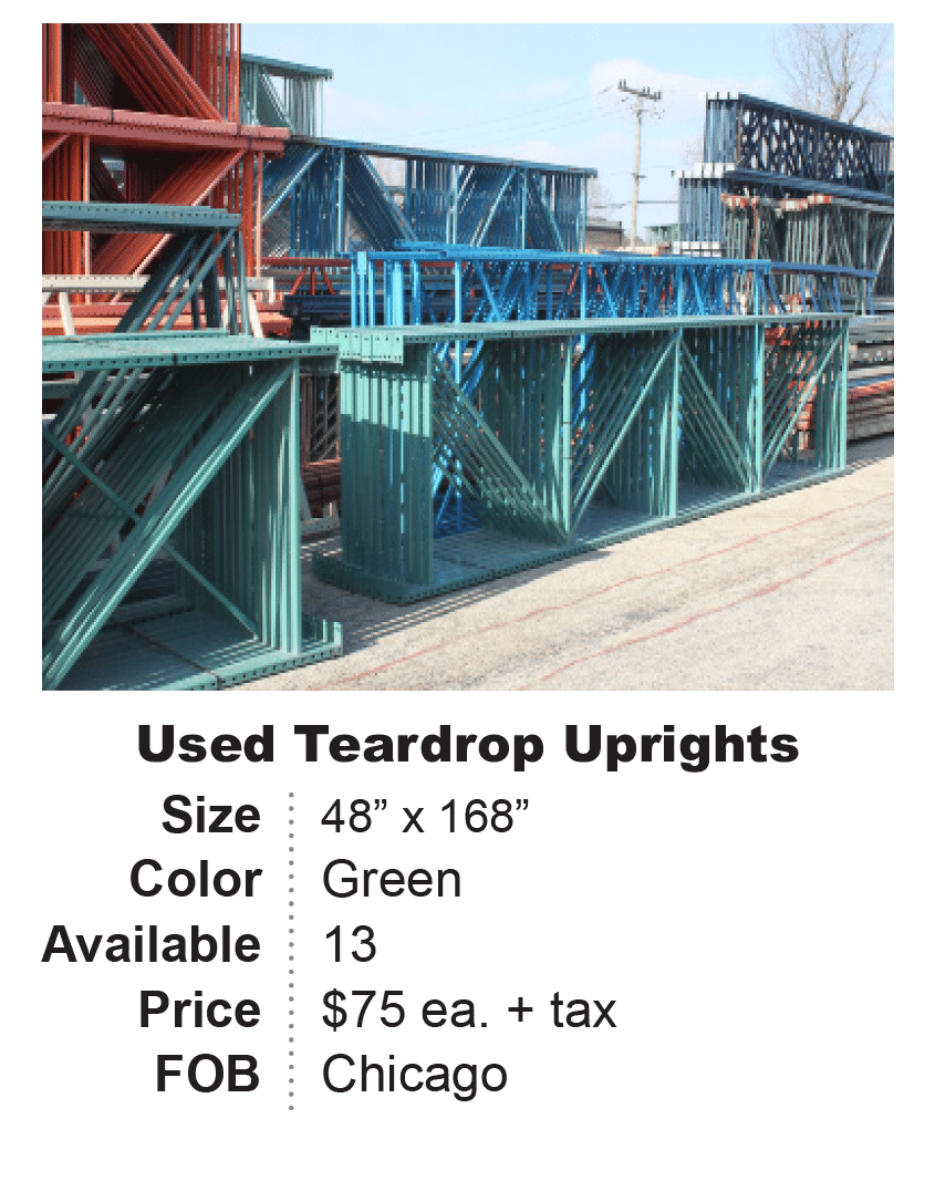 Used Pallet Rack, Shelving, Decking, and Equipment | REB