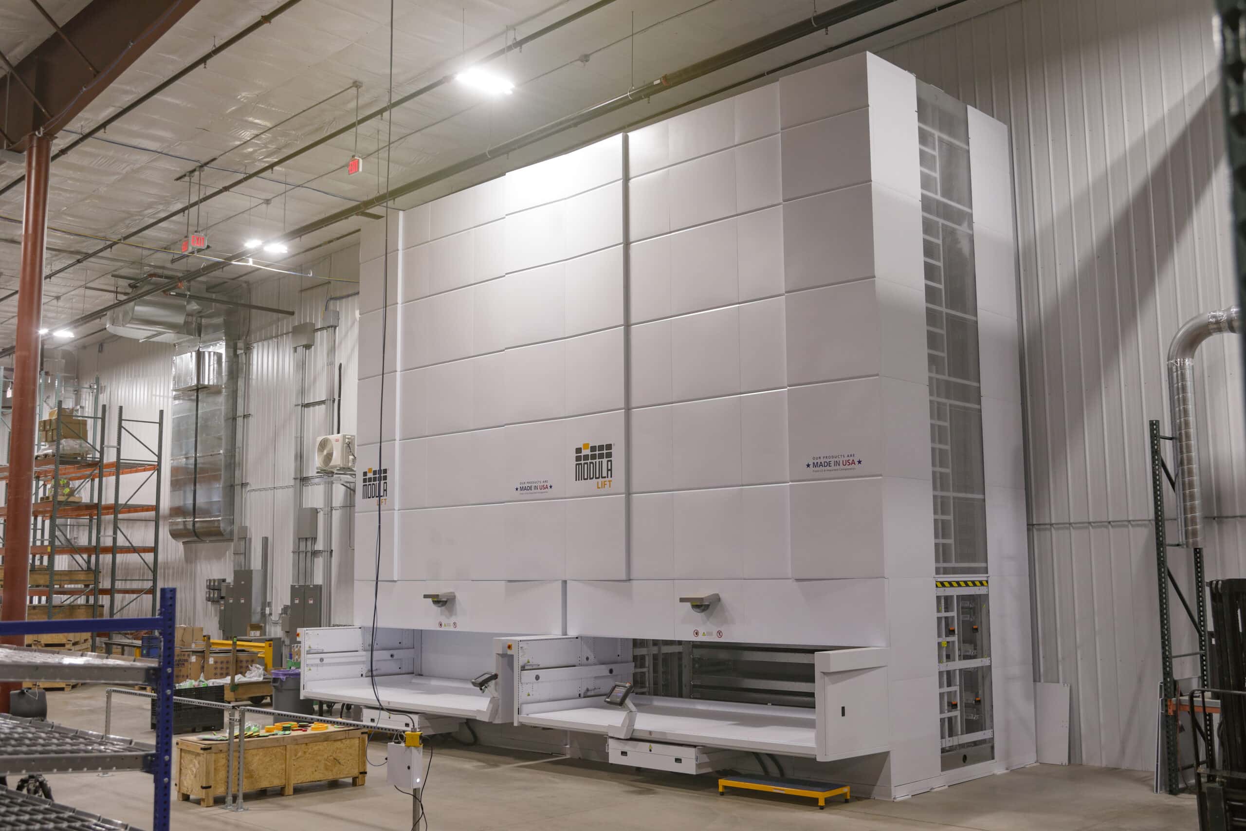 Video: Vertical Lift Module for Parts Storage | REB Storage Systems