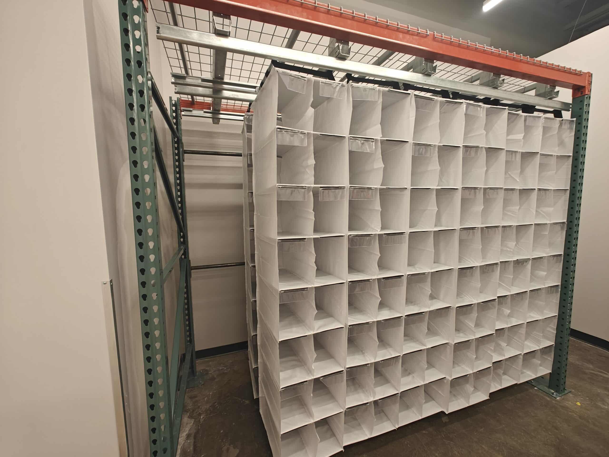 SpeedCell + Rivet Shelving + Wire Carts for Retail Backroom Athletic ...